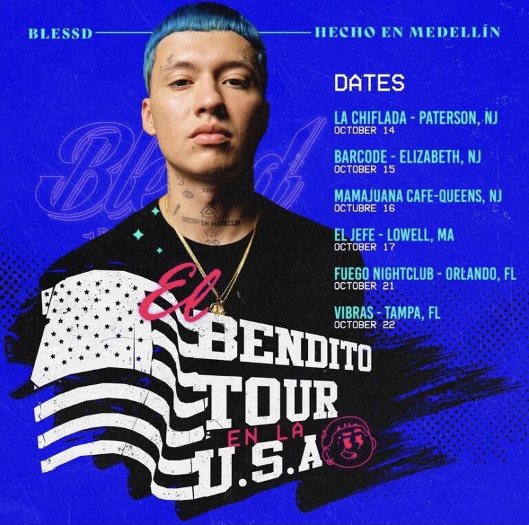 Blessd anuncia su primera gira internacional en Estados Unidos: Bendito ...