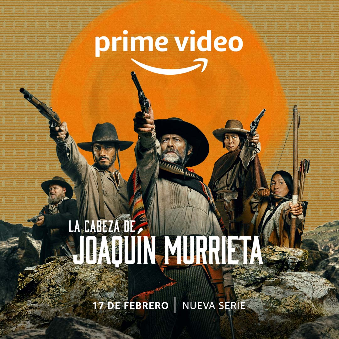 Prime Video lanza arte oficial de: La Cabeza de Joaquín Murrieta