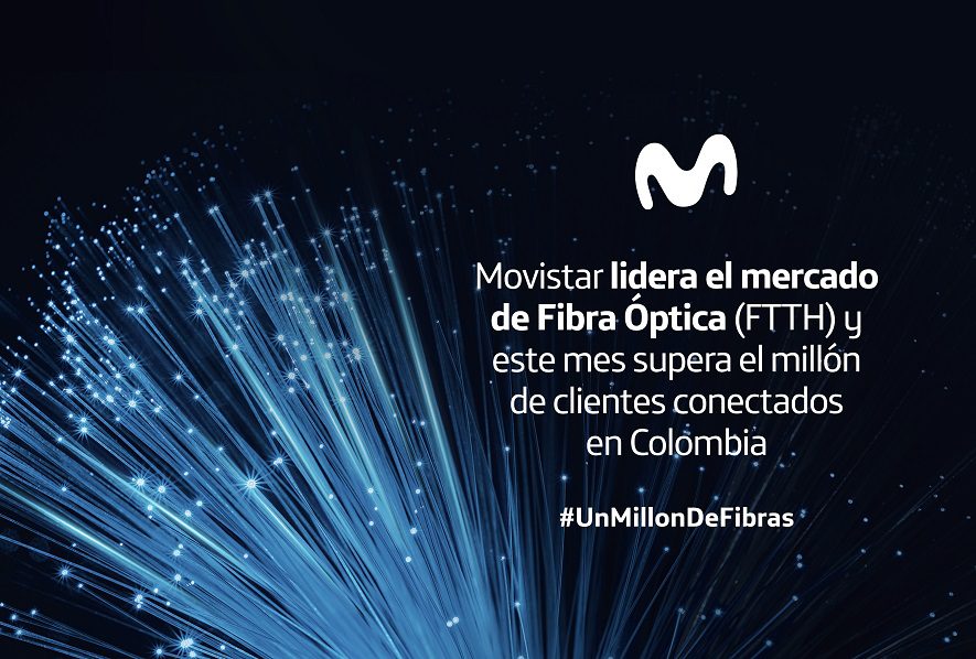 Movistar lidera el mercado de Fibra Óptica y este mes supera el millón ...