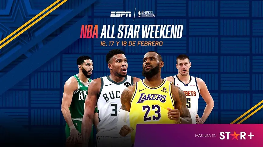 ESPN trae el All Star Weekend 2024 por STAR+