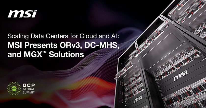 Escalando la nube y la IA: MSI destaca las soluciones ORv3, DC-MHS y ...