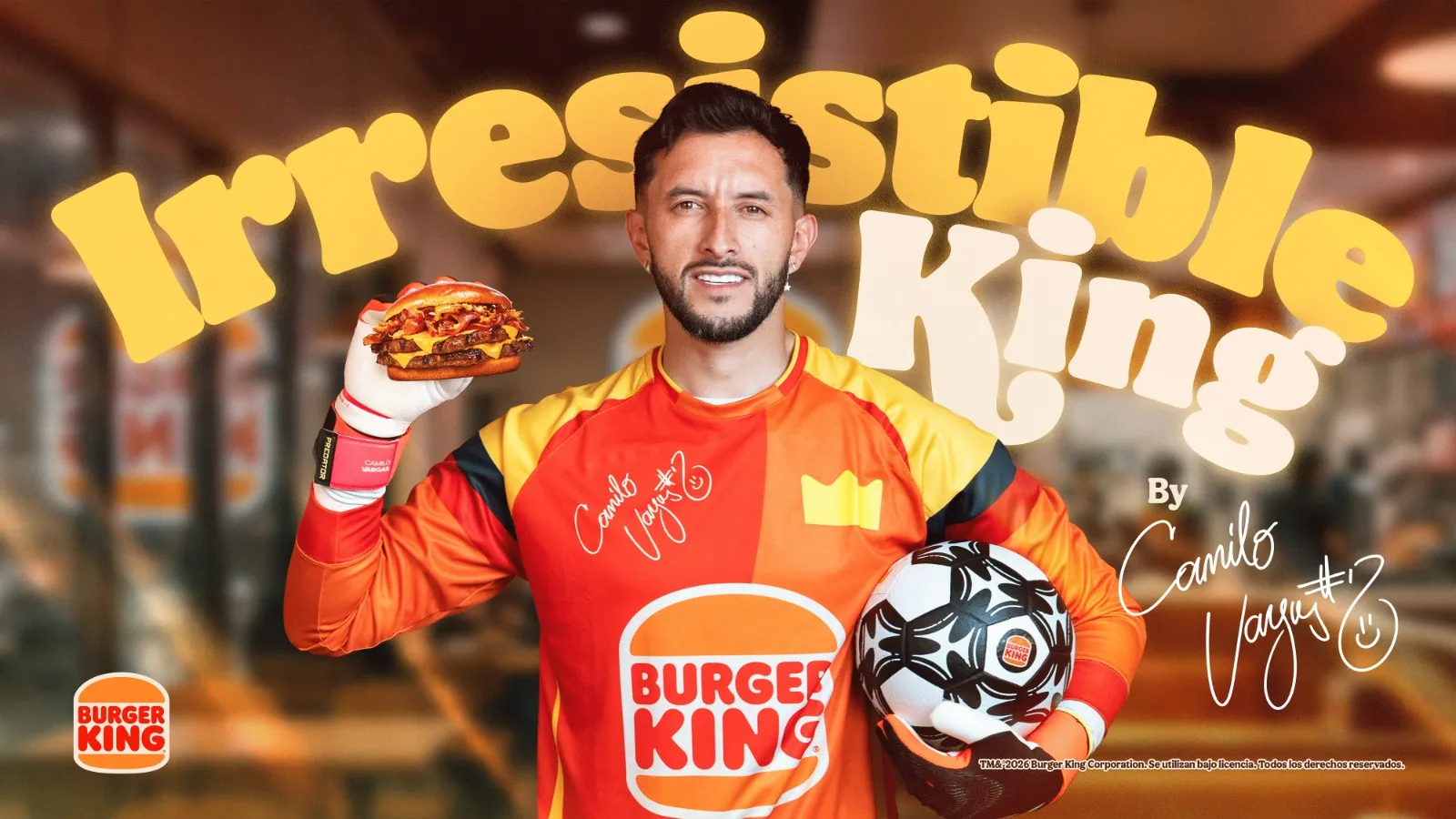 Por cada atajada de Camilo Vargas, Burger King dará descuentos
